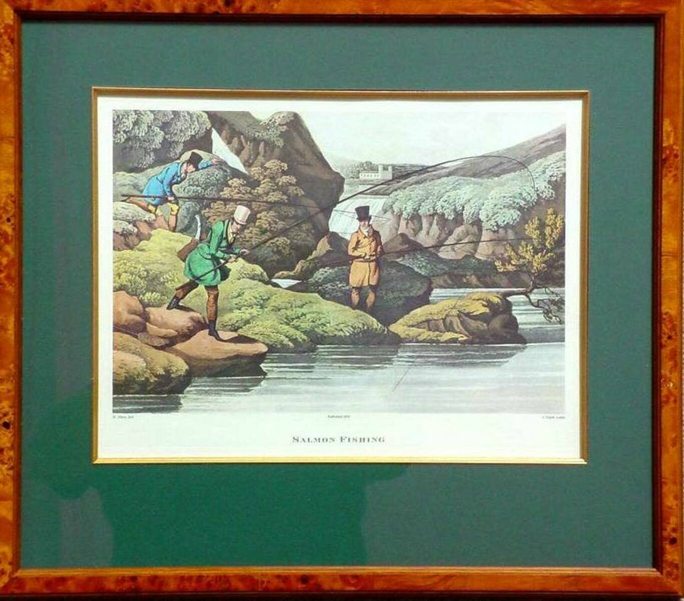 A Fishing Engraving - The Englishman Fine Art